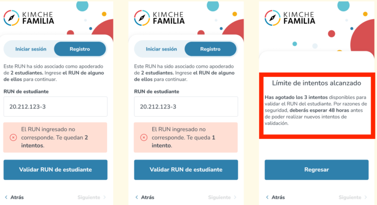 Kimche Familia - Ingreso apoderados - KIMCHE